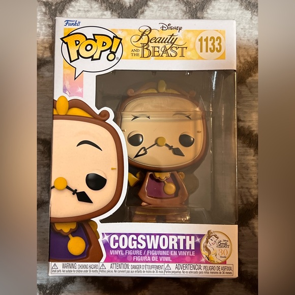 Funko | Toys | Funko Pop Disney Beauty And The Beast Cogsworth Vinyl ...